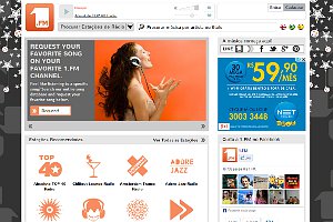 Rádio 1.Fm lança serviço no Brasil com shows