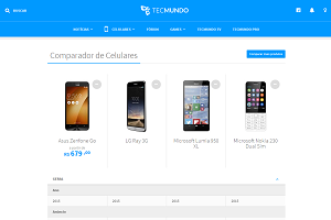 TecMundo lança comparador de celular
