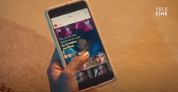 Telecine quer transmitir ideia de que “filme é só o...