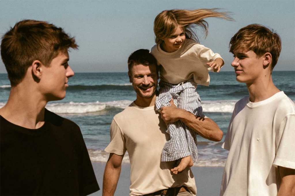 Rodrigo Hilbert e filhos celebram Dia dos Pais da Hering